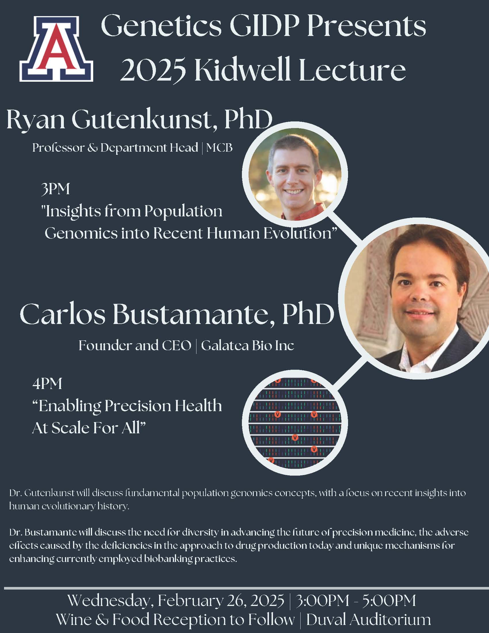 2025 Kidwell Lecture Series (February 26, 2025) | Genetics Graduate ...